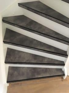 Hofman PVC vloeren Specialist in PVC vloeren - Trap bekleding